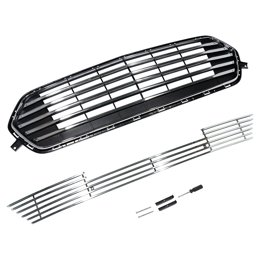 Aftermarket Front Grilles Designed to Fit Ford Taurus 2015-2018, Upper ...
